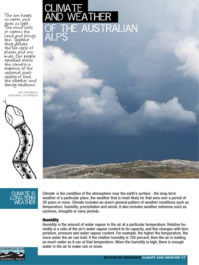 Australian Alps Climate Overview | PDF
