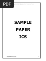 Sample Paper: Nat-Ics | PDF | Wire | Relational Model