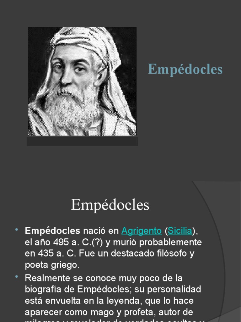 Empédocles | PDF | Amor