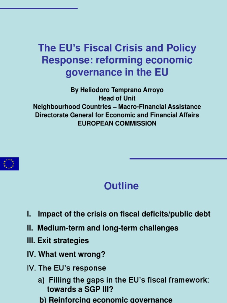 The EU's Fiscal Crisis and Policy Response: Reforming Economic ...