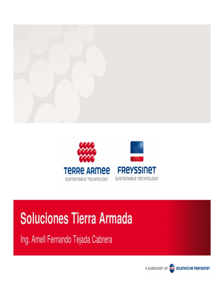 Muros Tierra Armada - Aceptacion Mundial | PDF | Bóveda (Arquitectura ...