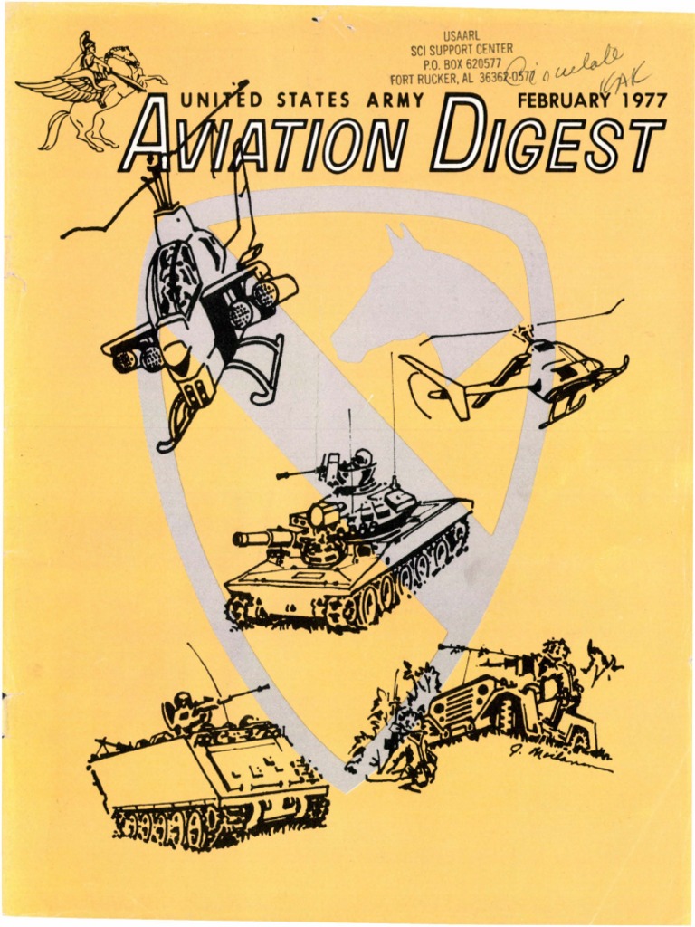 Army Aviation Digest - Feb 1977 | PDF | Chaplain | Reconnaissance