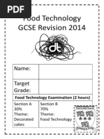 GCSE Food Tech Exam Tips | PDF | Pasta | Baking