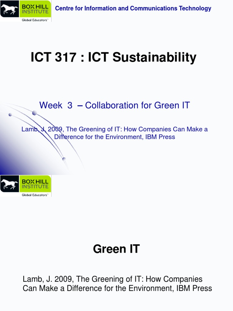 Green IT Collaboration Strategies | PDF
