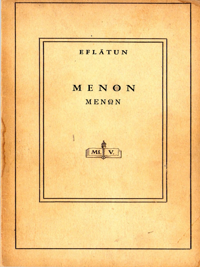 Platon - Menon | PDF