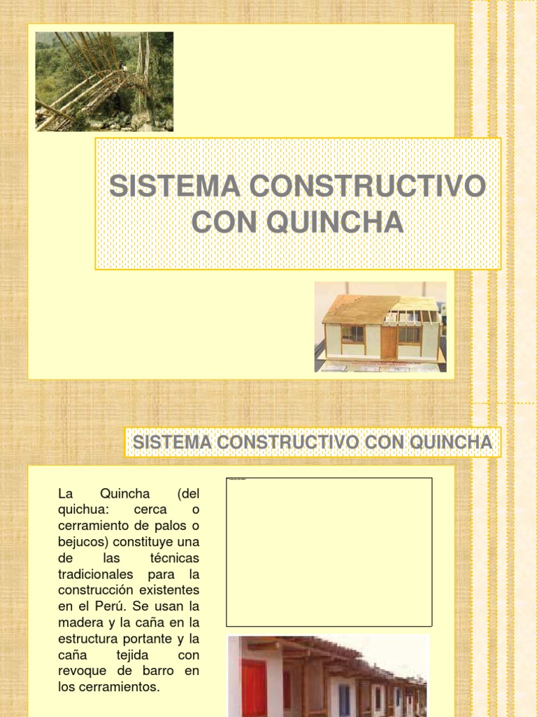 Quincha 1 | PDF | Fundación (Ingeniería) | Construyendo tecnología
