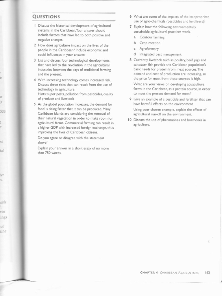 Agri Questions | PDF | Science & Mathematics | Technology & Engineering