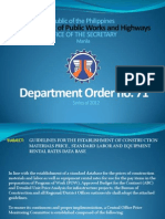 DPWH Department Order | PDF