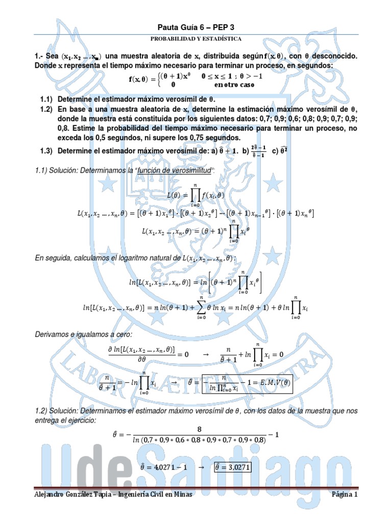 Ejercicios Resueltos para PEP 3 1 180940 1 1 181300 | PDF