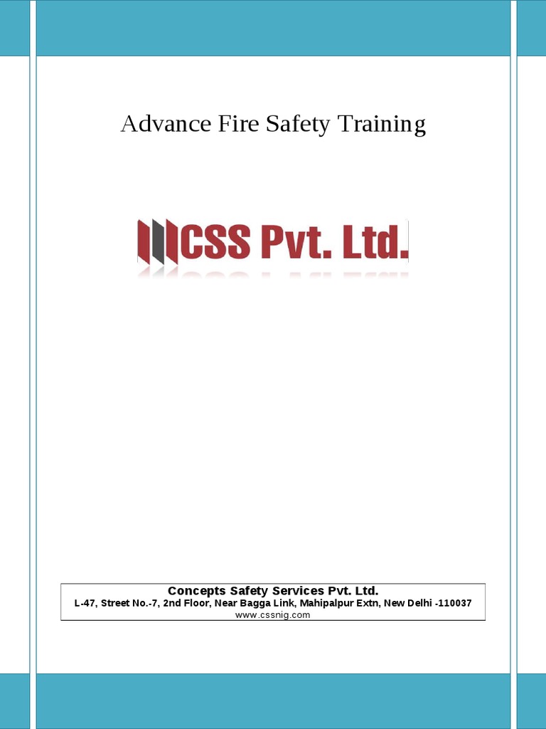 Advance Fire Safety | PDF | Combustion | Fires