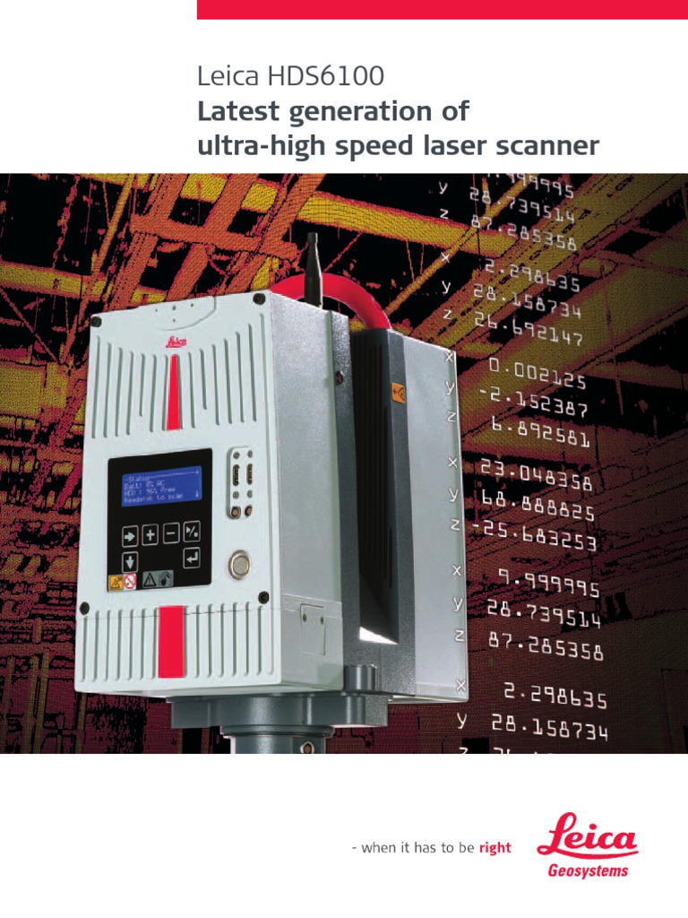 Leica Hds 6100 Brochure Us | PDF | Image Scanner | Surveying