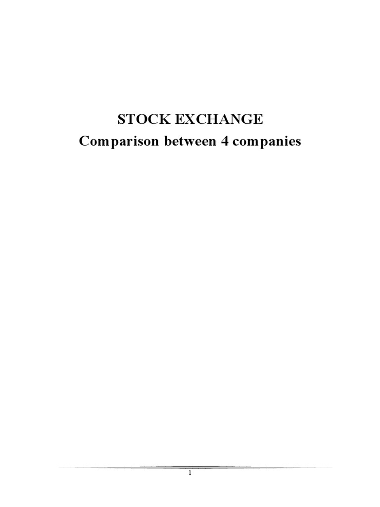 Stock Exchange Project | PDF | Business Cycle | Fiscal Policy