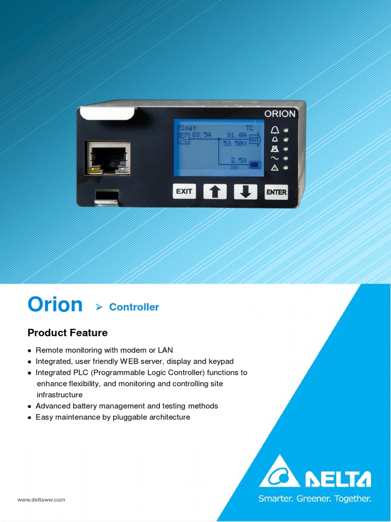Fact Sheet ORION en PDF | PDF | Programmable Logic Controller | Rectifier