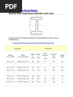 Universal Beam Table PDF | PDF | Structural Engineering | Civil Engineering