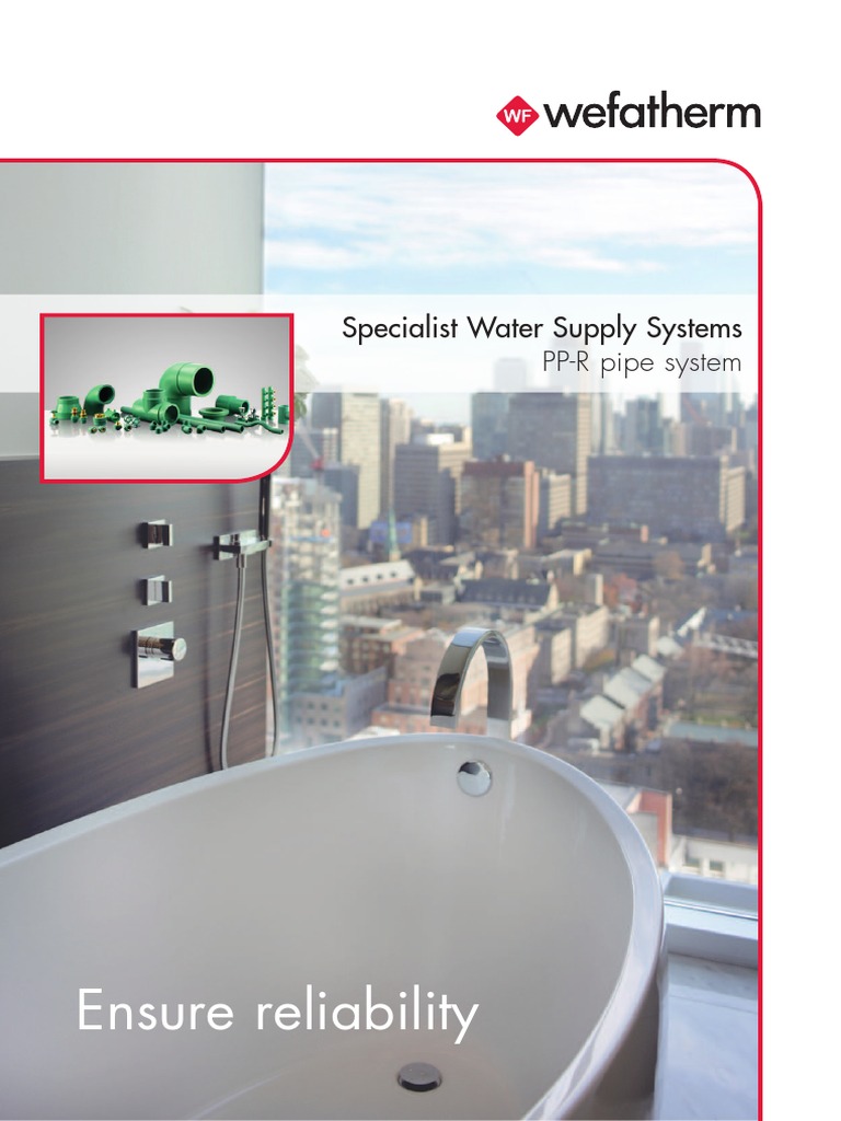 Wefatherm PPR Brochure | PDF | Water Supply Network | Quality (Business)