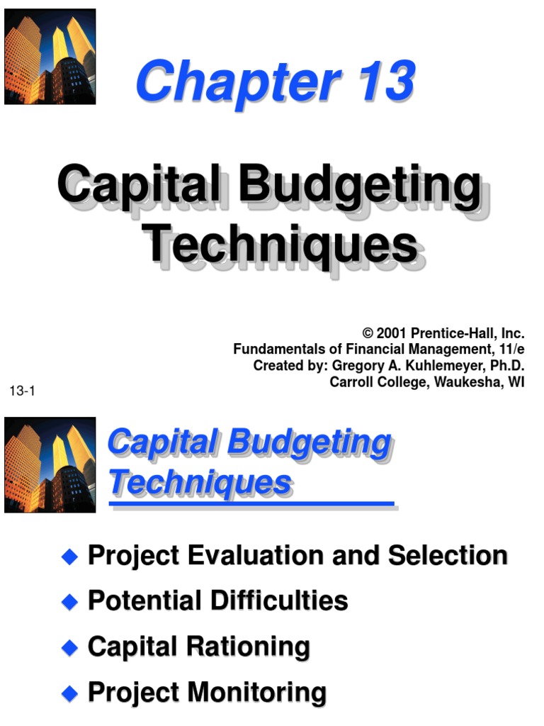 Cap Budgeting | PDF | Net Present Value | Internal Rate Of Return