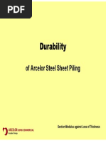 AZ 19-700 - ArcelorMittal - Steel Sheet Piles | PDF