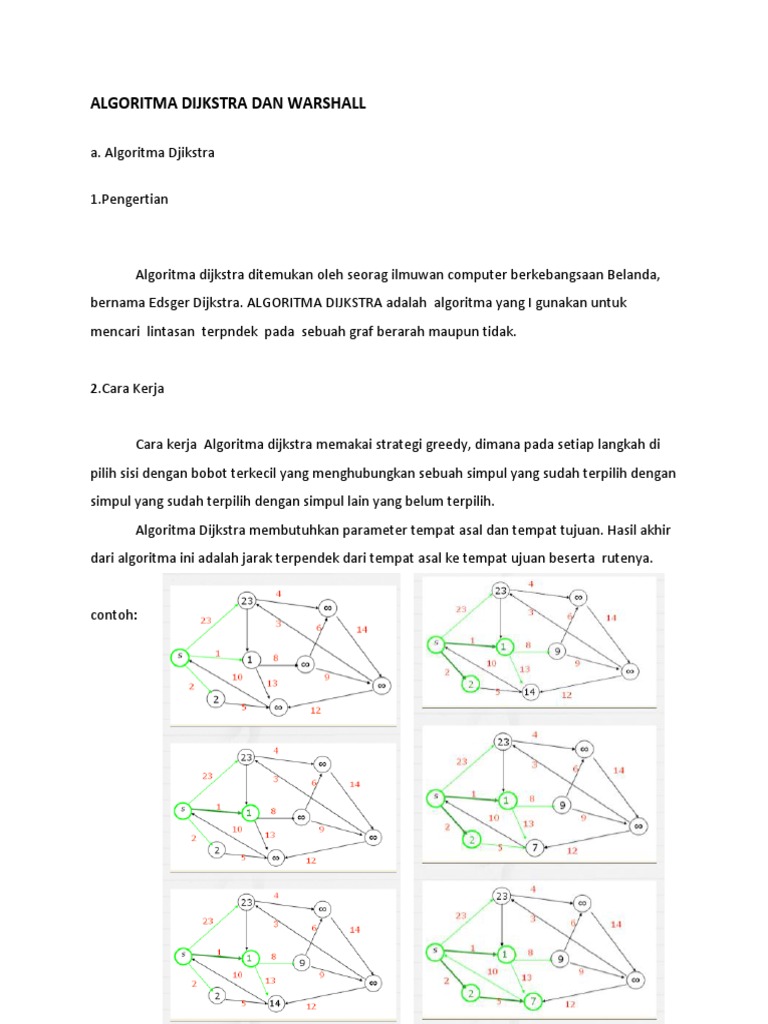 Algoritma Dijkstra Dan Warshall | PDF