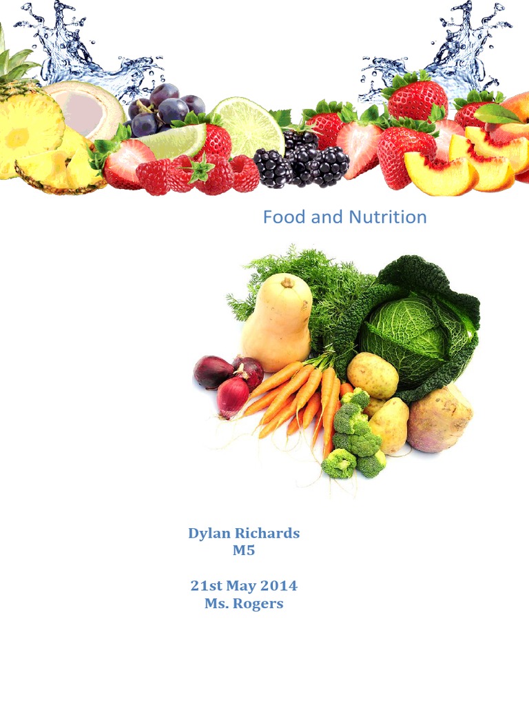 Formatted Food Assignment | PDF | Nutrients | Healthy Diet