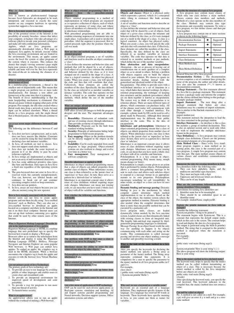 Java Programming | PDF | Inheritance (Object Oriented Programming) | Class (Computer Programming)