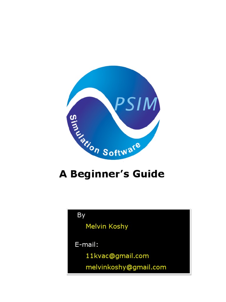 PSIM Basics | PDF | Electrical Network | Voltage