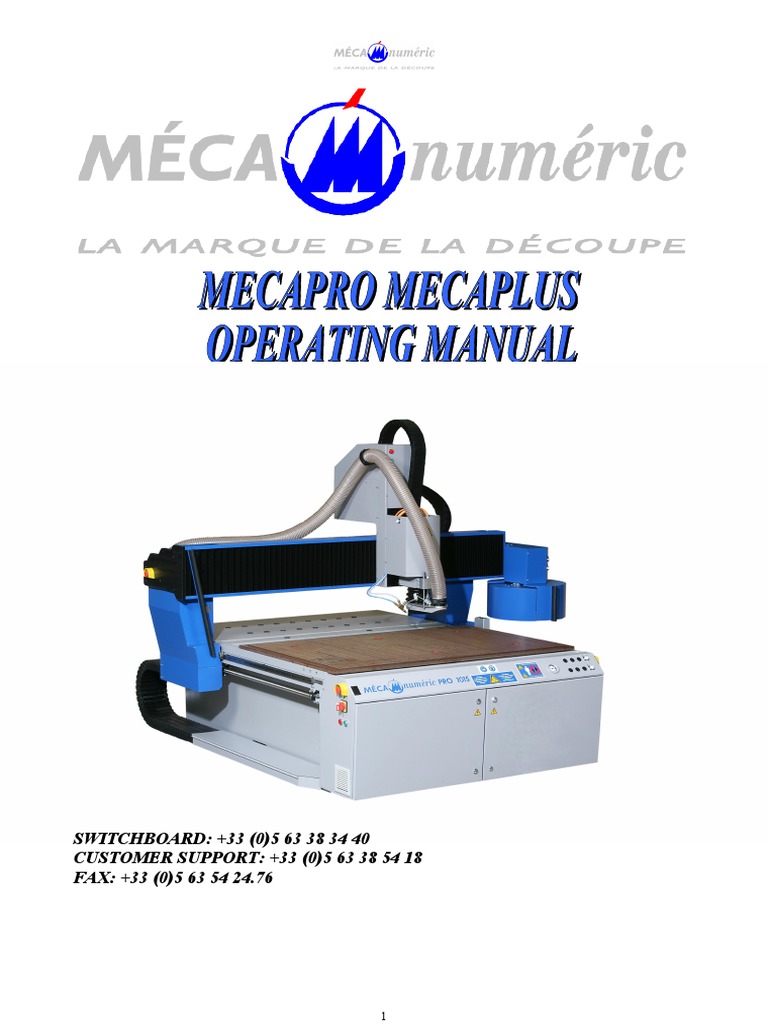 Operating Manual Mecasign Mecapro Mecaplus - Ang - Cn7000 | PDF | Nature