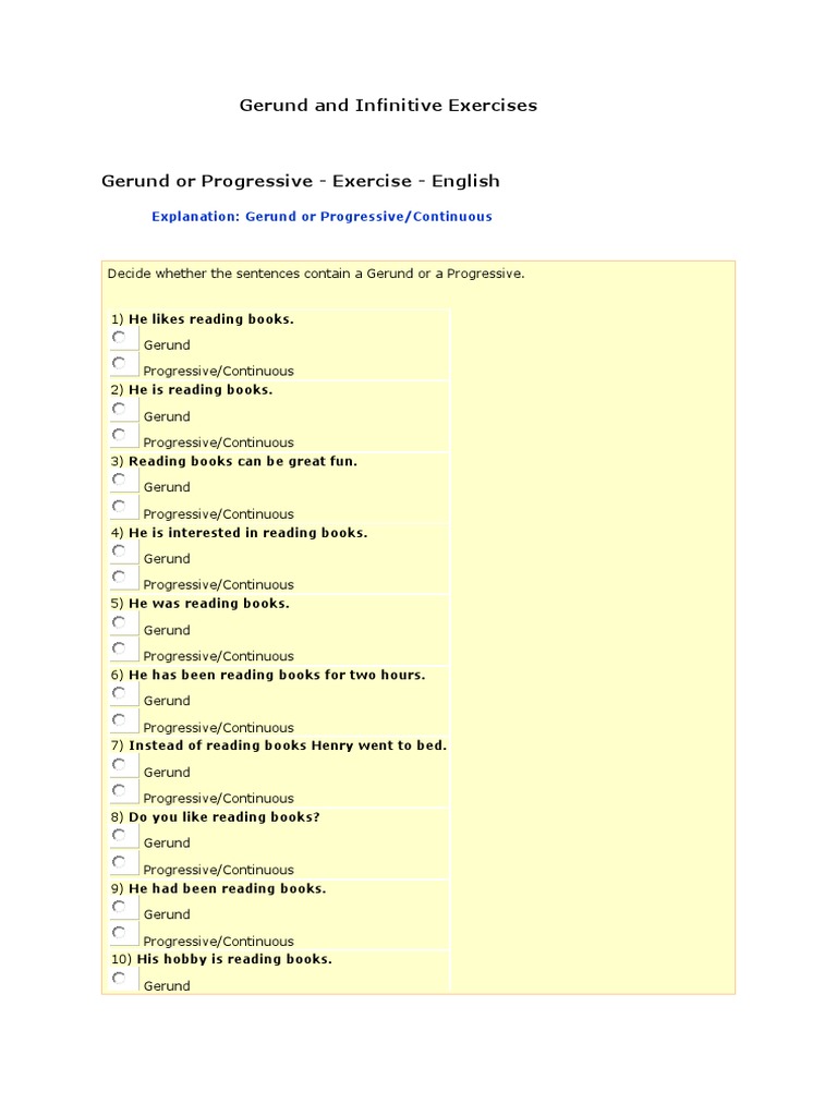 Exploring Gerunds, Infinitives, and Infinitive Forms through a Series ...