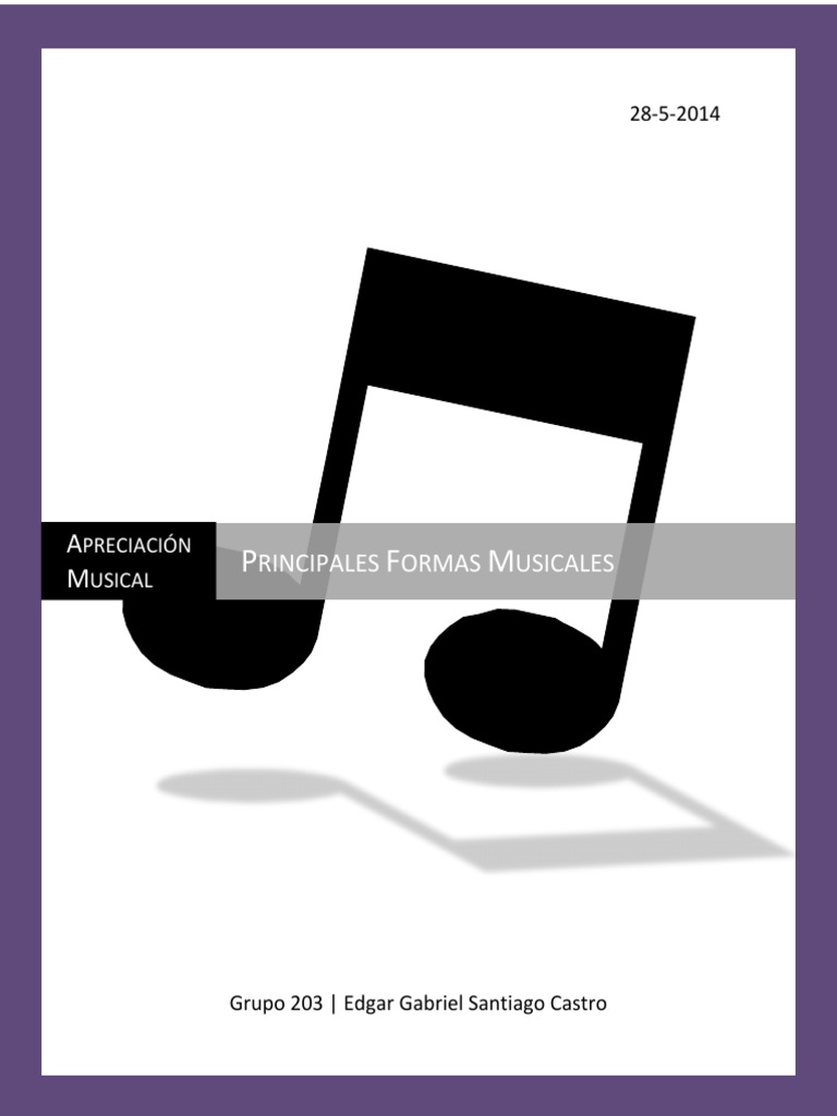 Formas Musicales | PDF | Sonata | Formas musicales