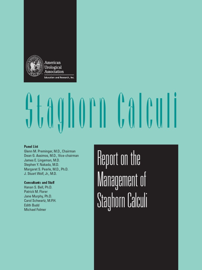 Staghorn Calculi | PDF | Health Sciences | Medical Specialties