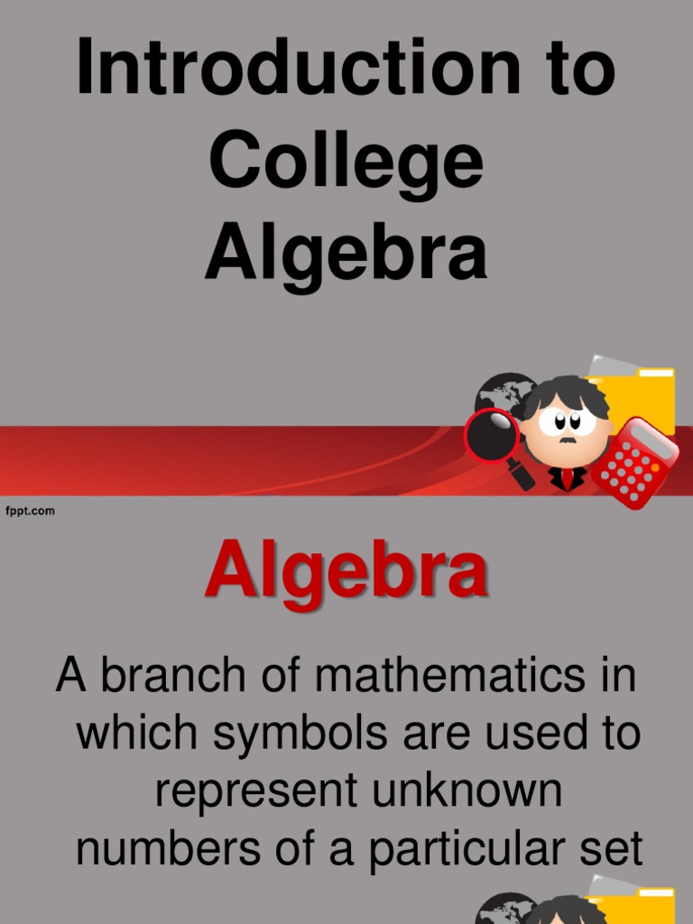 Introduction To Algebra | PDF | Algebra | Set (Mathematics)