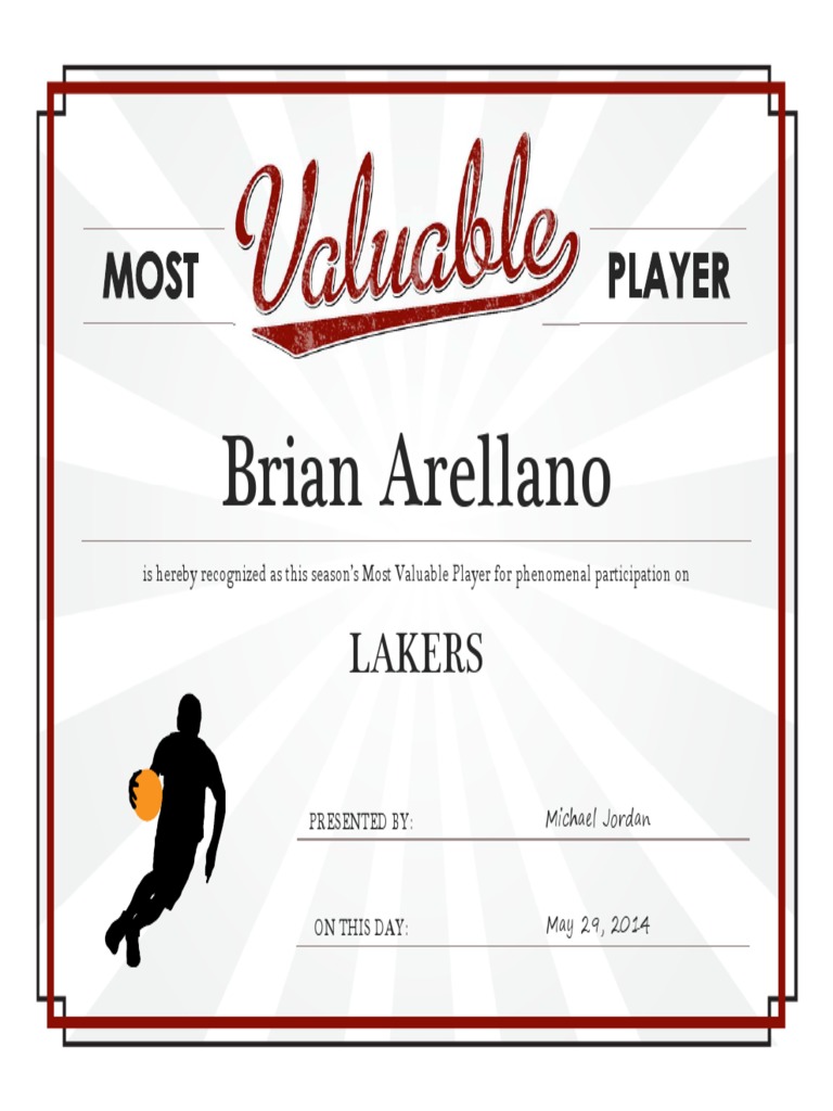 Brian Arellano: MVP of the Season | PDF