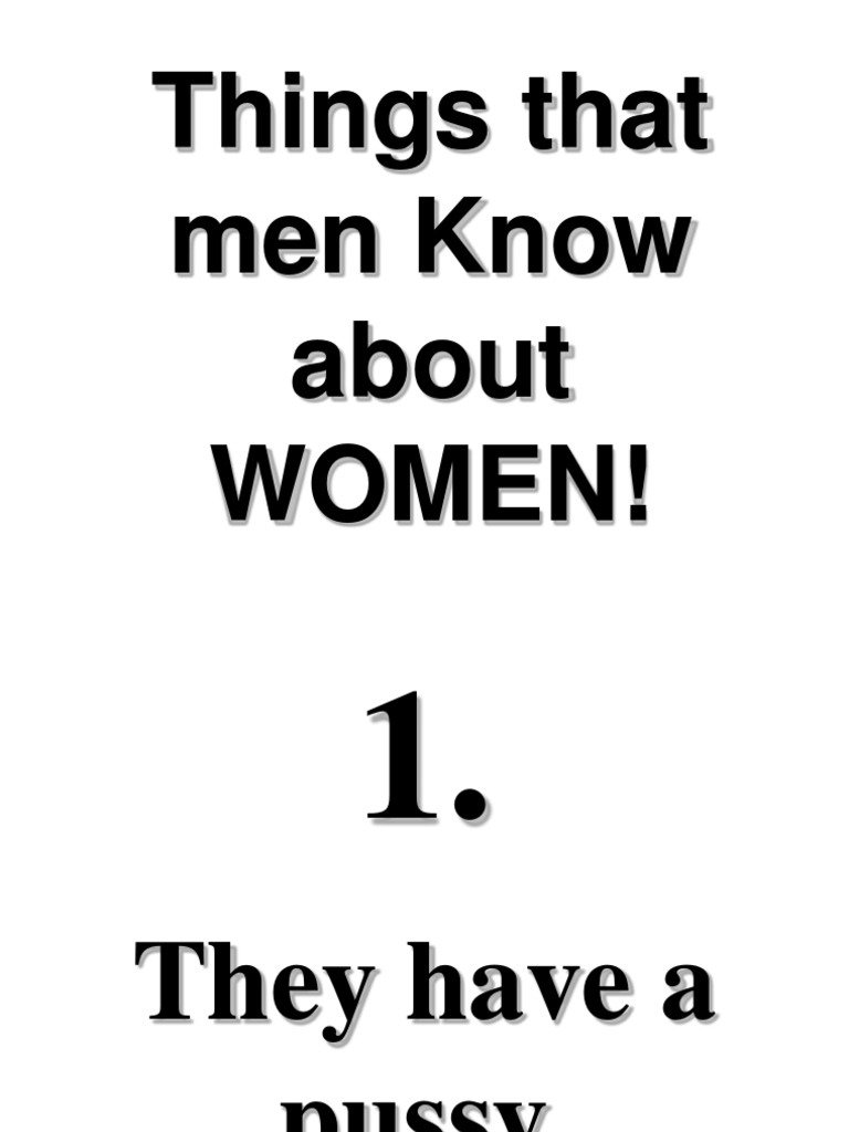 Insights Men Have About Women | PDF | Wellness