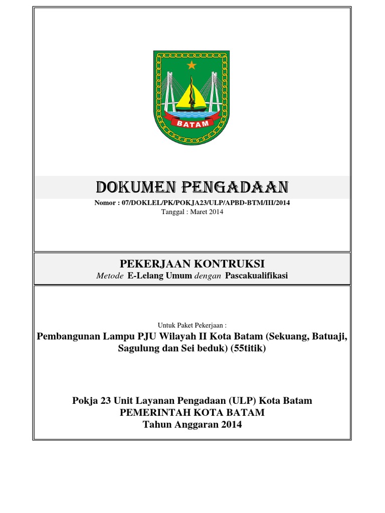 SDP Pemb PJU Wil II | PDF