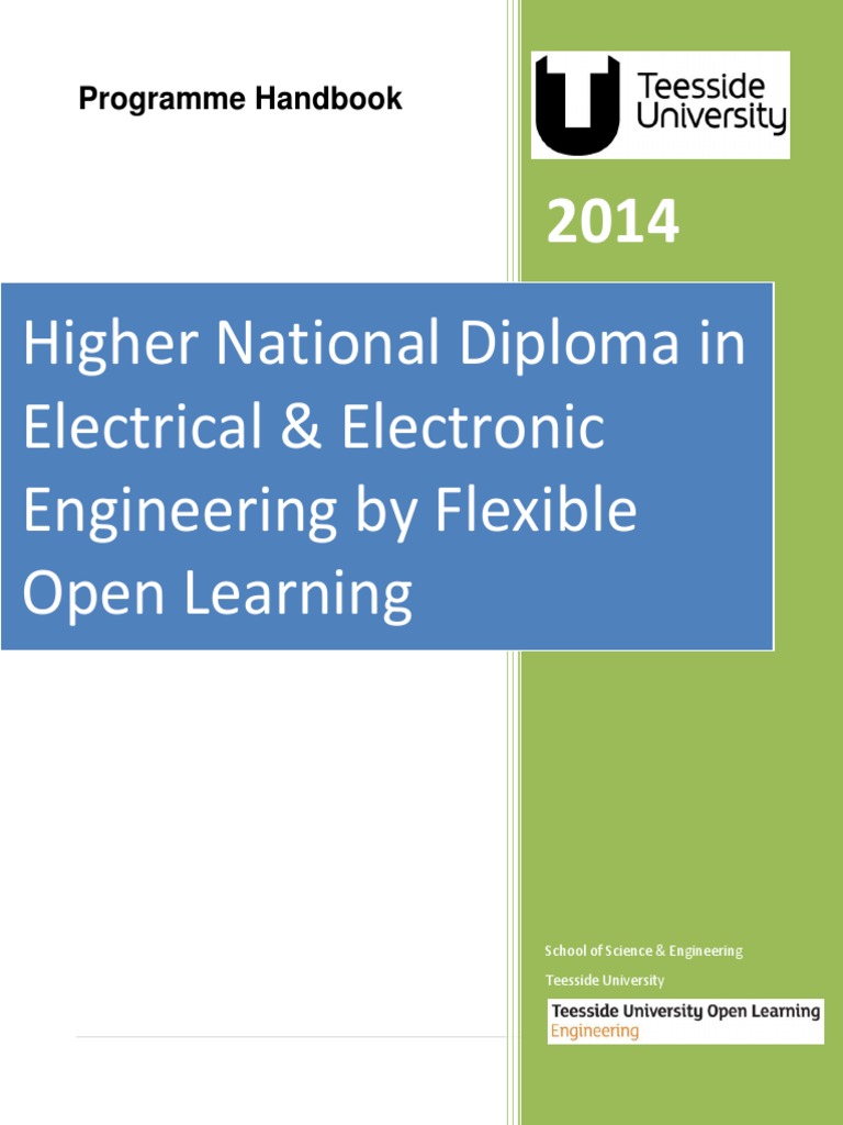 HND Electrical Engineering Handbook | PDF | Electronic Circuits ...
