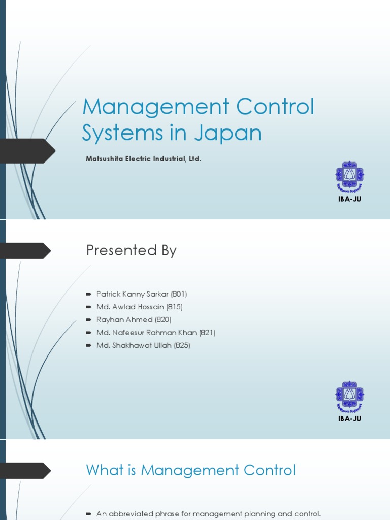 Management Control Systems in Japan | PDF | Dividend | Profit (Accounting)