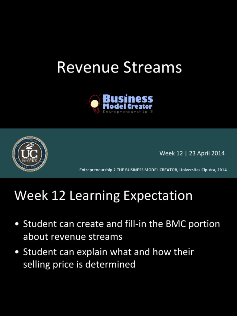 Revenue Streams | PDF | Subscription Business Model | Fee