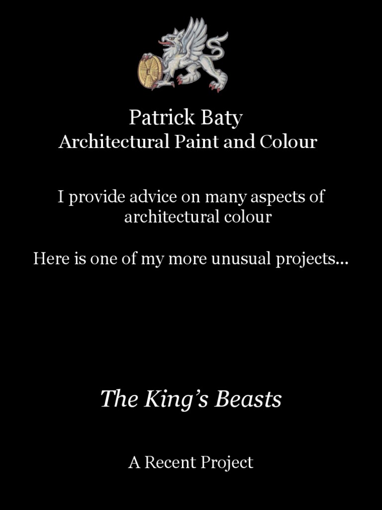 Patrick Baty: Architectural Paint and Colour | PDF | Heraldry | Western Art