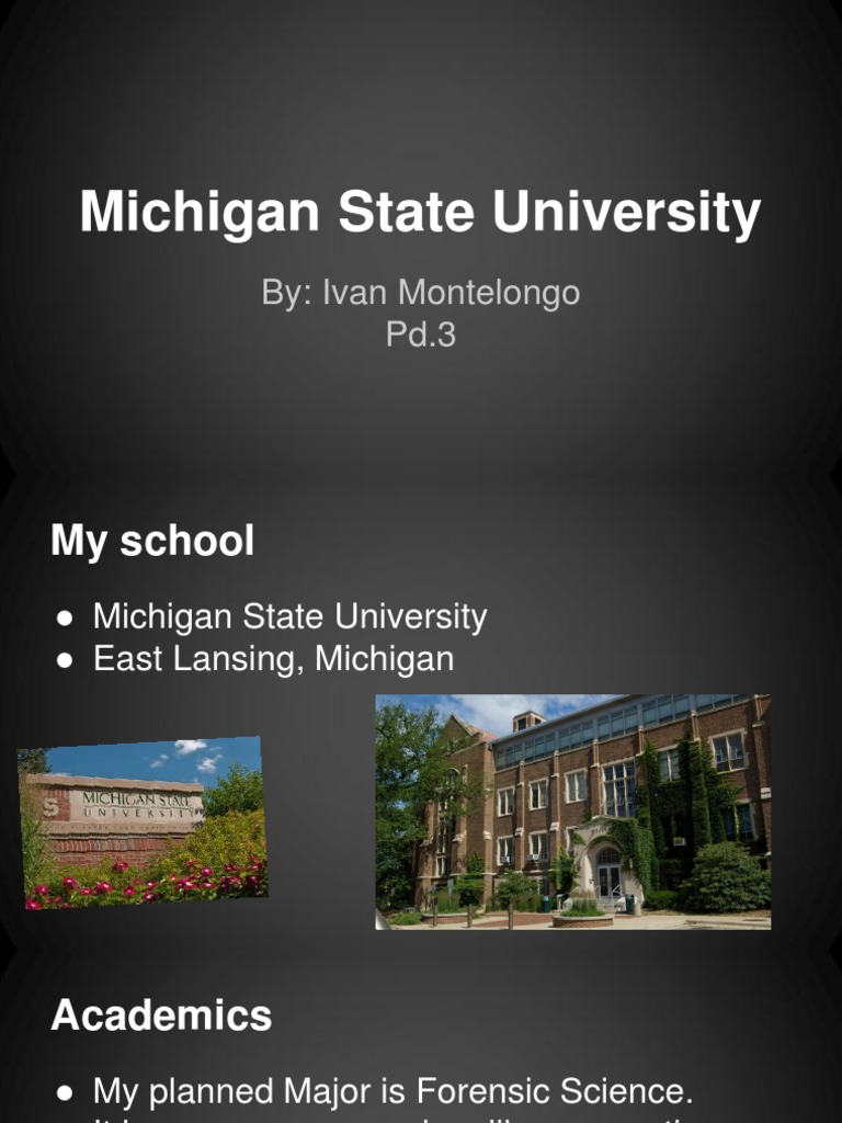 Michigan State University Overview | PDF | Cooking, Food & Wine | Wellness