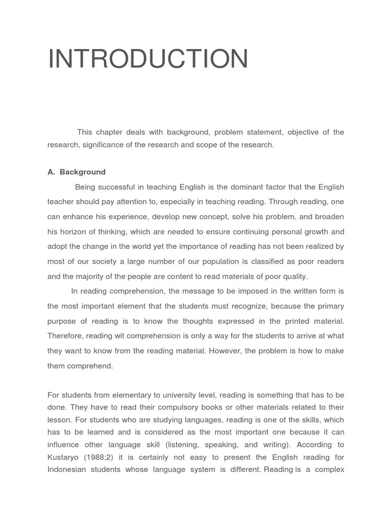 Introduction A | PDF | Reading Comprehension | Reading (Process)