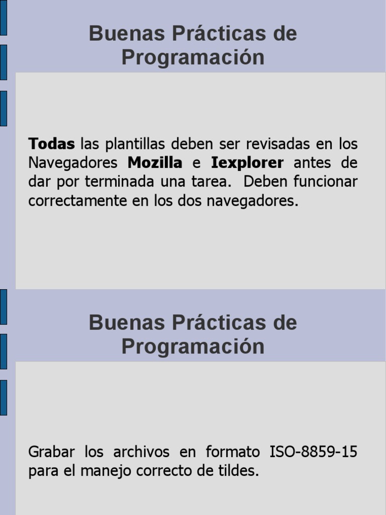 Buenas Practicas de Programacion | PDF | Informática | Publicidad