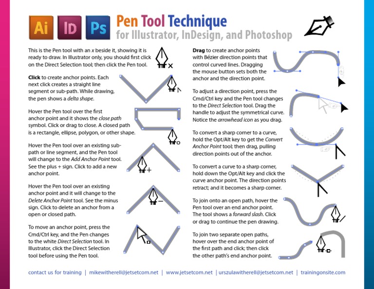 Mastering the Pen Tool Techniques | PDF