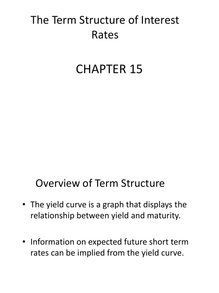 Interpreting the Yield Curve: Understanding Expectations of Future ...