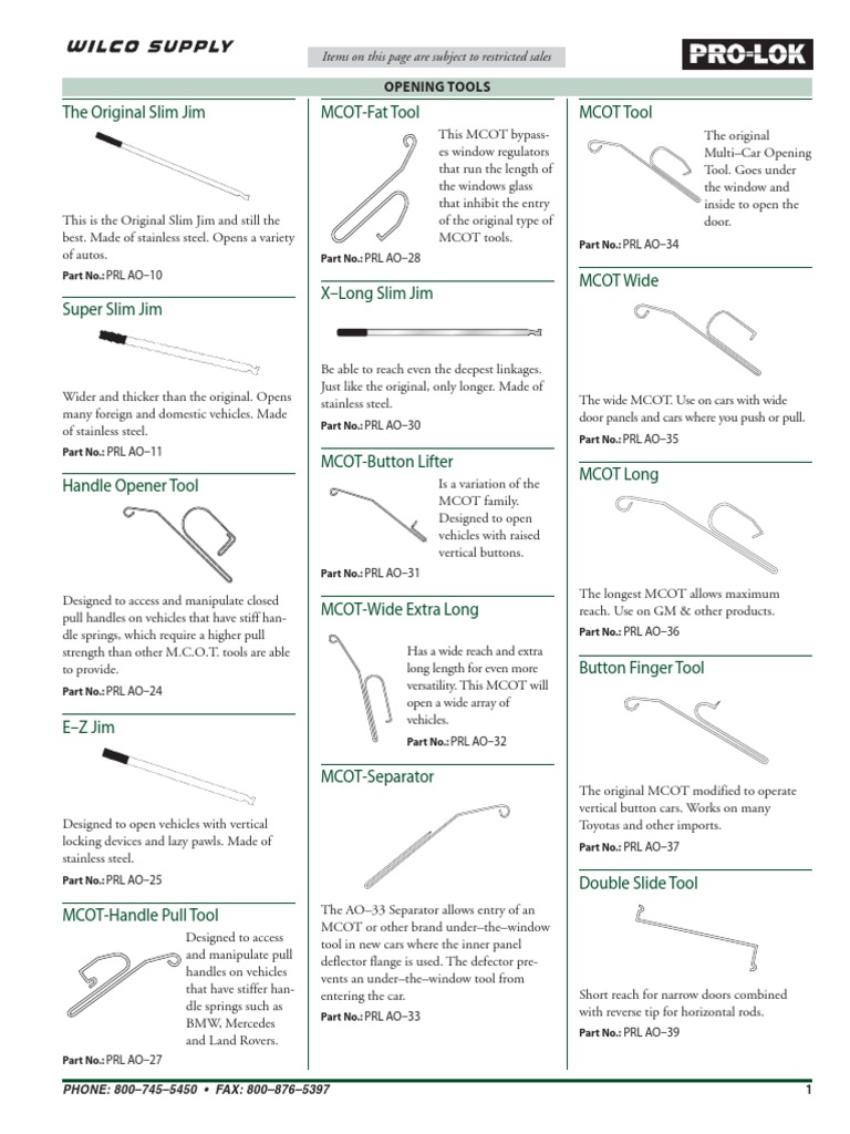 Prolok NEWEST | PDF | Lock (Security Device) | Glasses