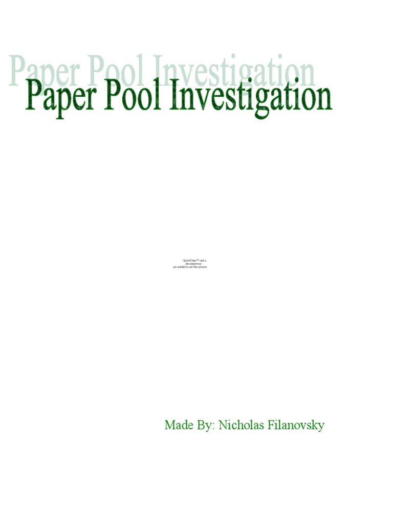 Paper Pool | PDF