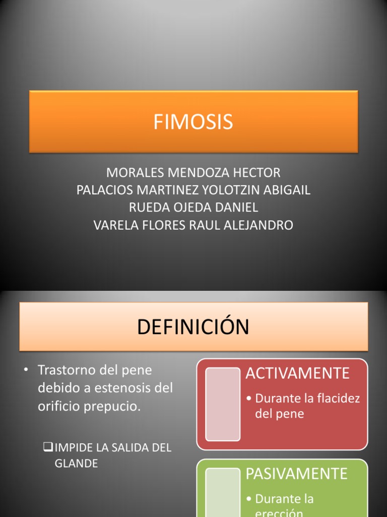 FIMOSIS | Anatomia sexual | Medicina