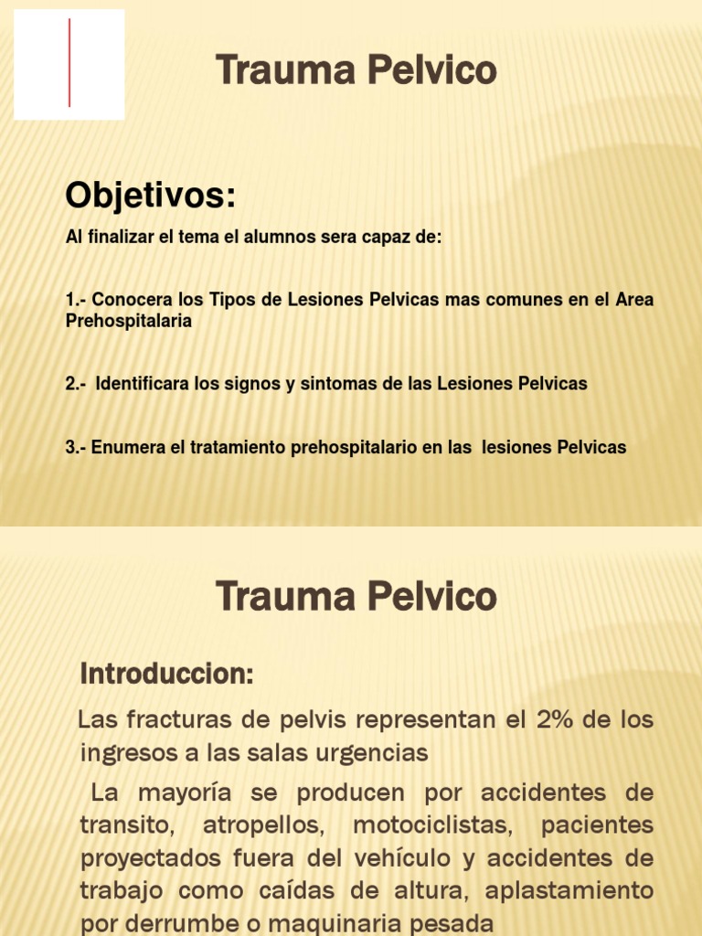 Trauma Pelvico 2008 | PDF | Pelvis | Especialidades Medicas