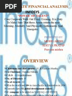 Financial Statement Analysis of Infosys Ltd. | PDF | Balance Sheet ...