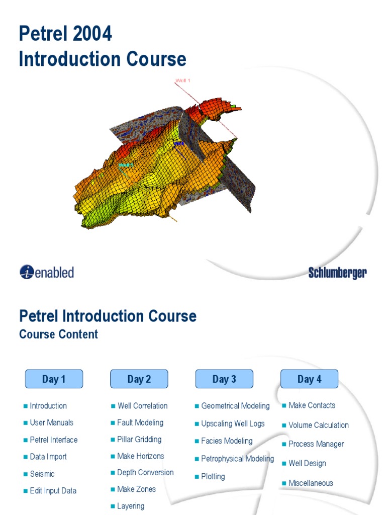 C01 Intro To Petrel 2004 | PDF | Tab (Gui) | Petroleum Reservoir