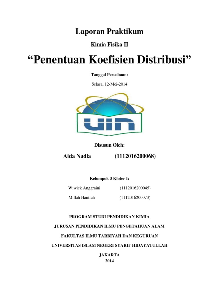 Koefisien Distribusi | PDF