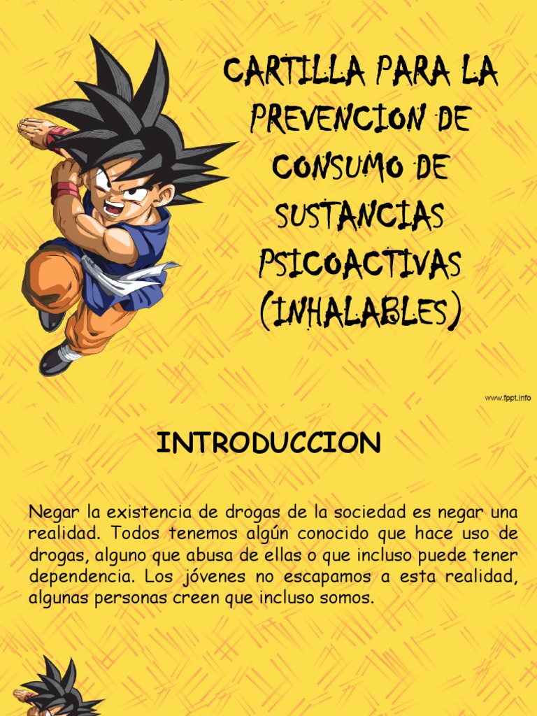 Cartilla Sustancias Inhalables | PDF | Drogas | Despachador de drogas